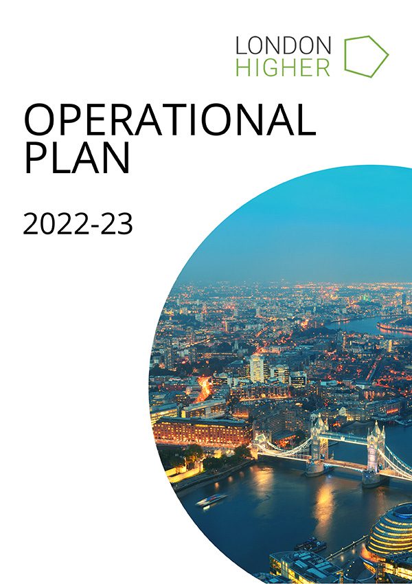 Operational plan 2021-2022 - London Higher