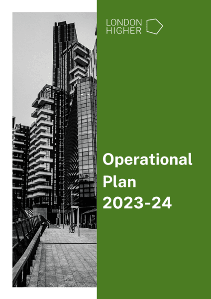 Operational plan 2021-2022 - London Higher